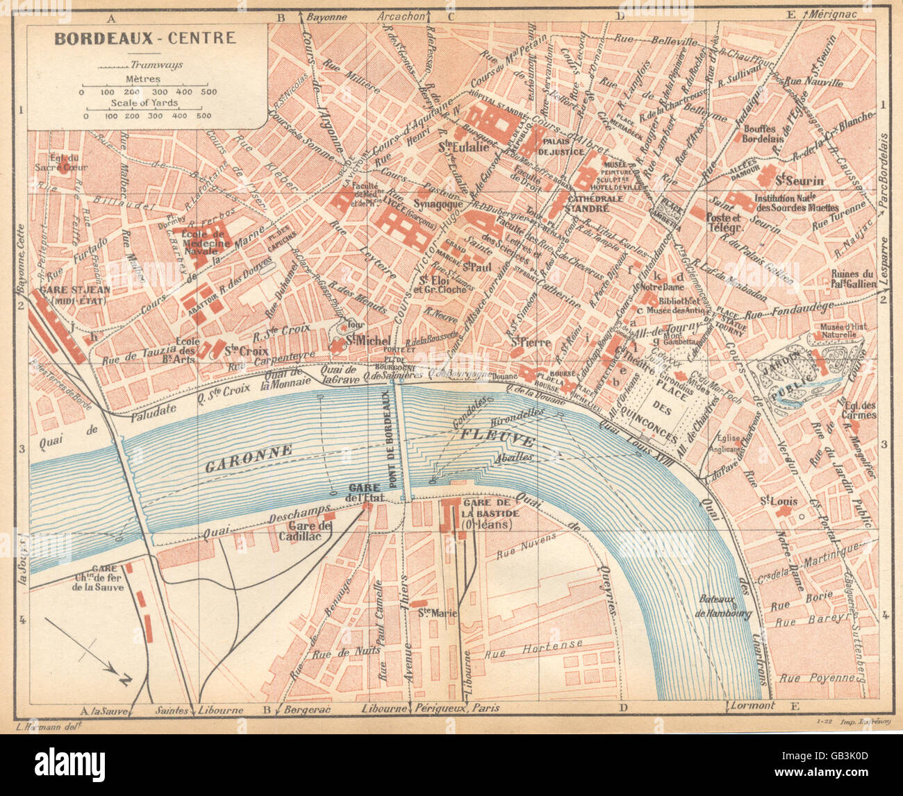 Mappa di bordeaux immagini e fotografie stock ad alta risoluzione - Alamy