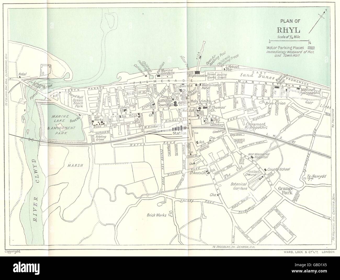 Mappa di rhyl immagini e fotografie stock ad alta risoluzione - Alamy