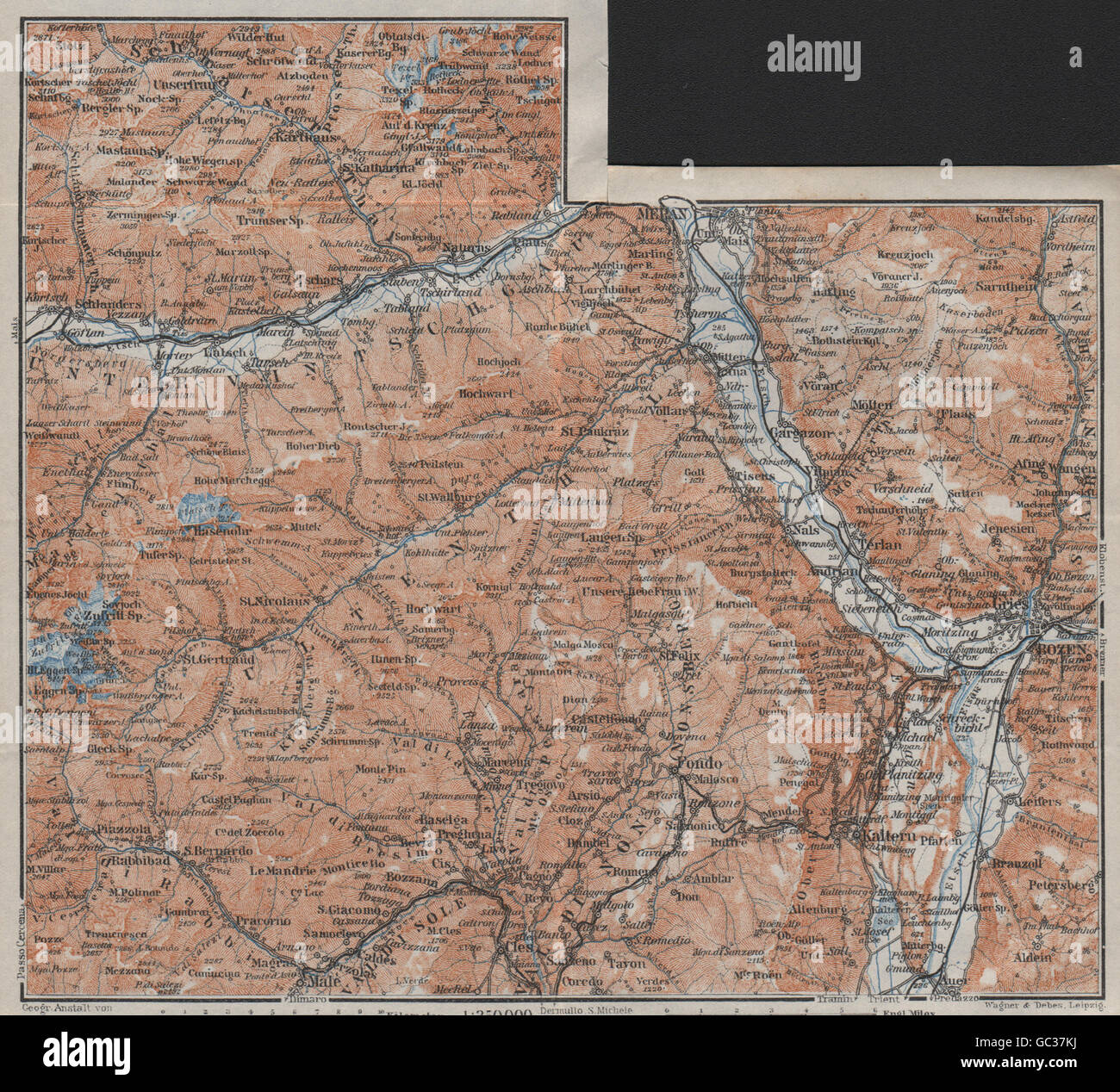 Merano mappa immagini e fotografie stock ad alta risoluzione - Alamy