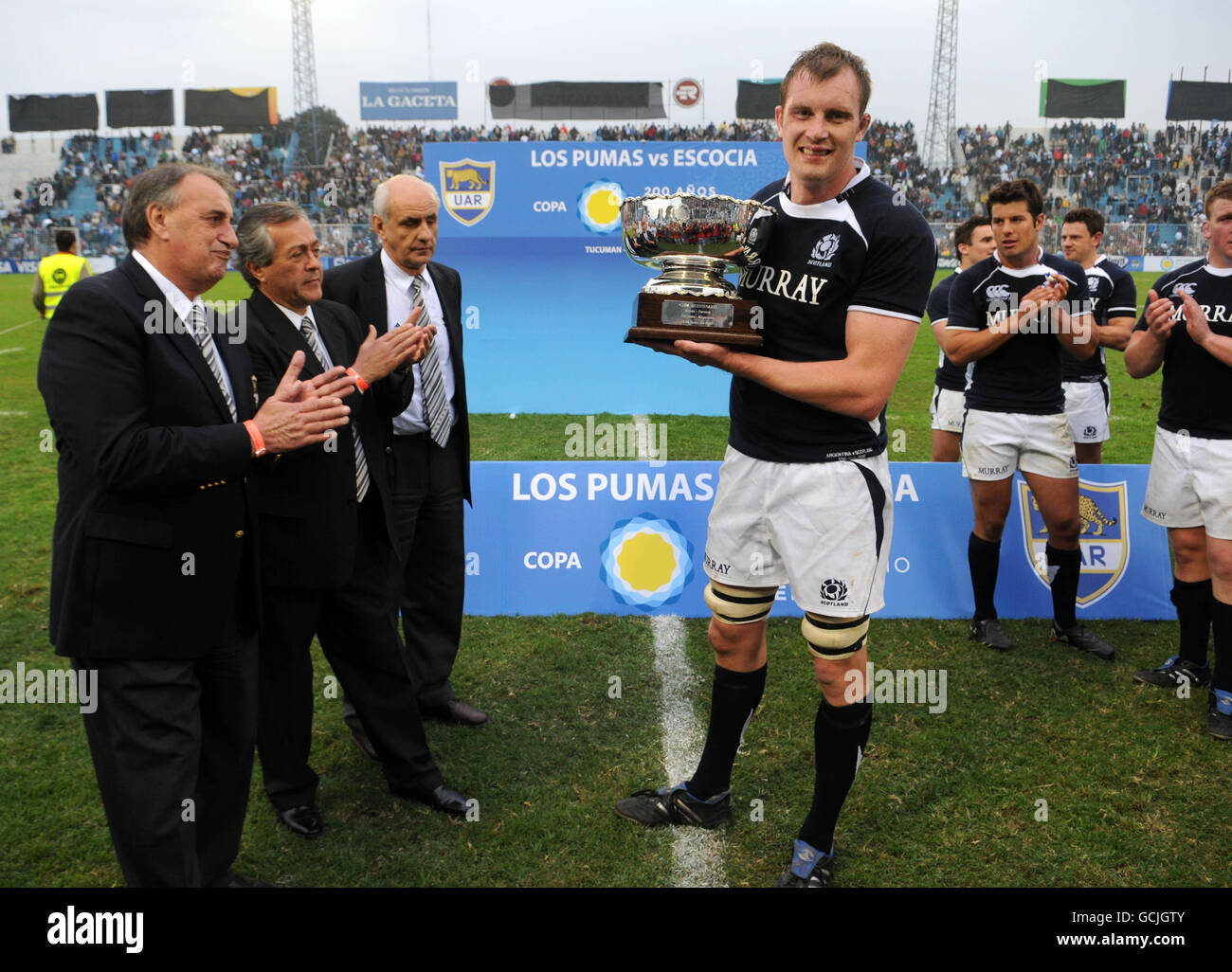 Rugby union prima prova argentina scozia estadio monumental jose fierro ...