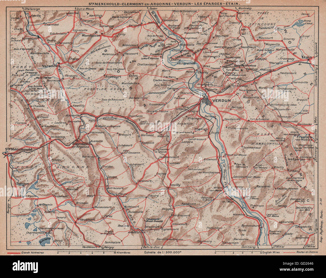 Mappa di verdun immagini e fotografie stock ad alta risoluzione - Alamy