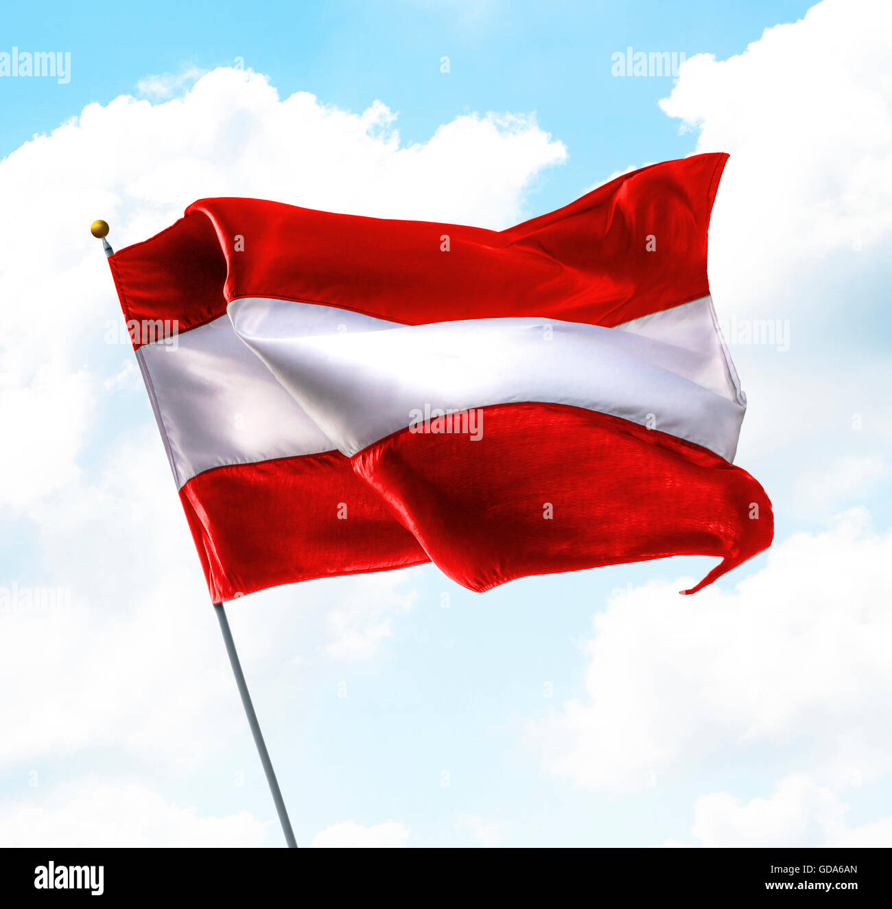 Bandiera austriaca ondulata immagini e fotografie stock ad alta ...