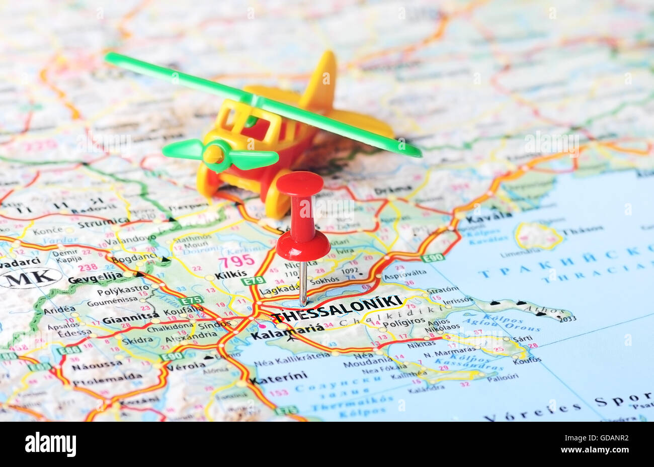 Mappa di salonicco immagini e fotografie stock ad alta risoluzione - Alamy