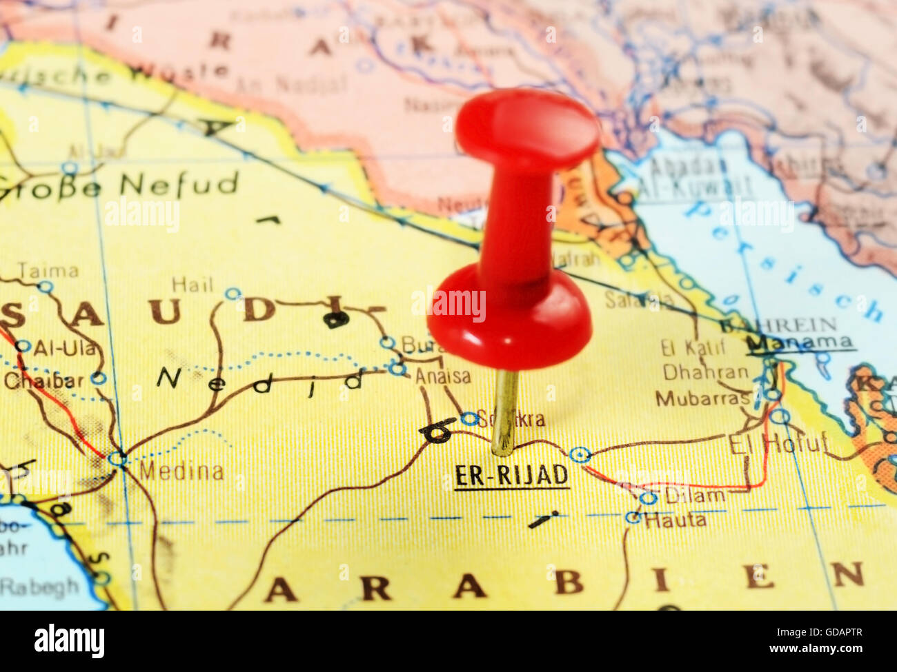 Saudi arabia political map capital immagini e fotografie stock ad alta ...