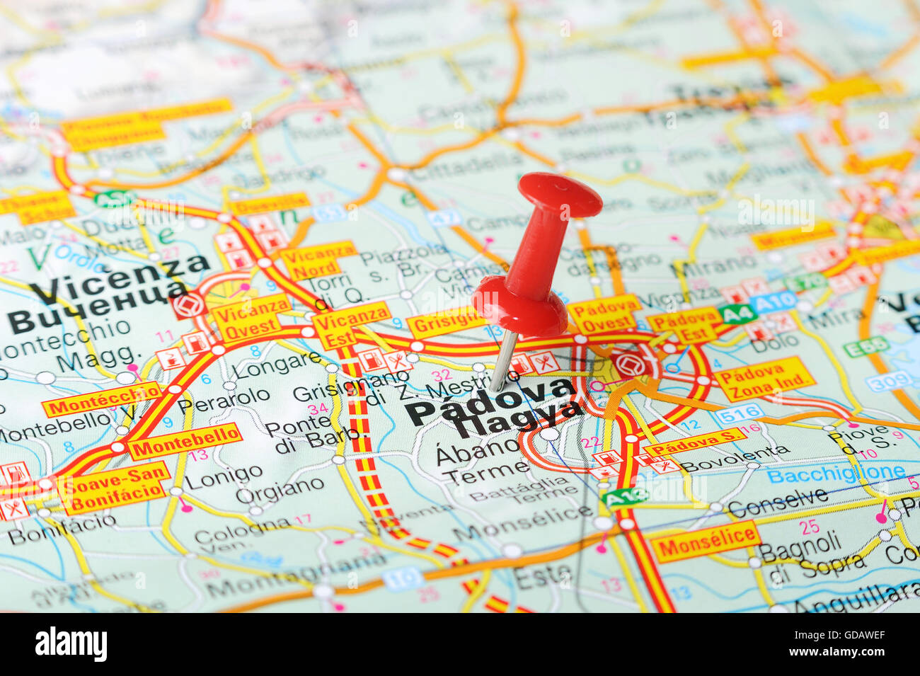 Mappa di padova immagini e fotografie stock ad alta risoluzione - Alamy