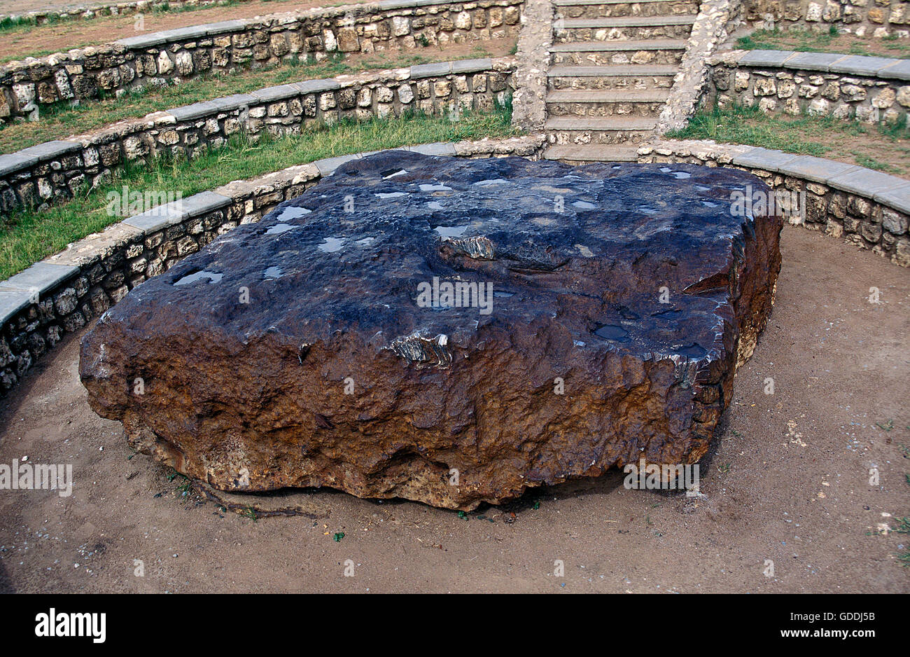 Meteorite chiamato hoba in namibia immagini e fotografie stock ad alta ...