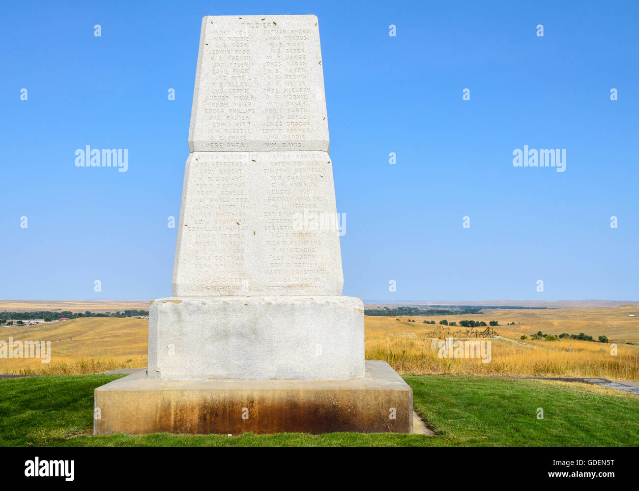 Monumento nazionale custer battlefield immagini e fotografie stock ad ...