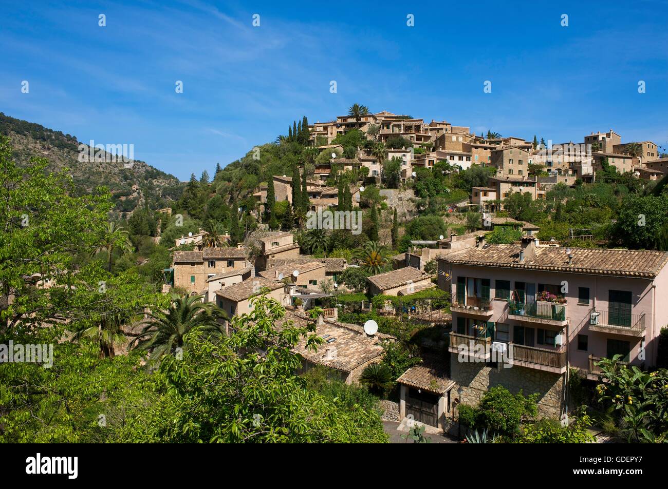 Deia / Deya, Mallorca, Maiorca, isole Baleari, Spagna Foto stock - Alamy