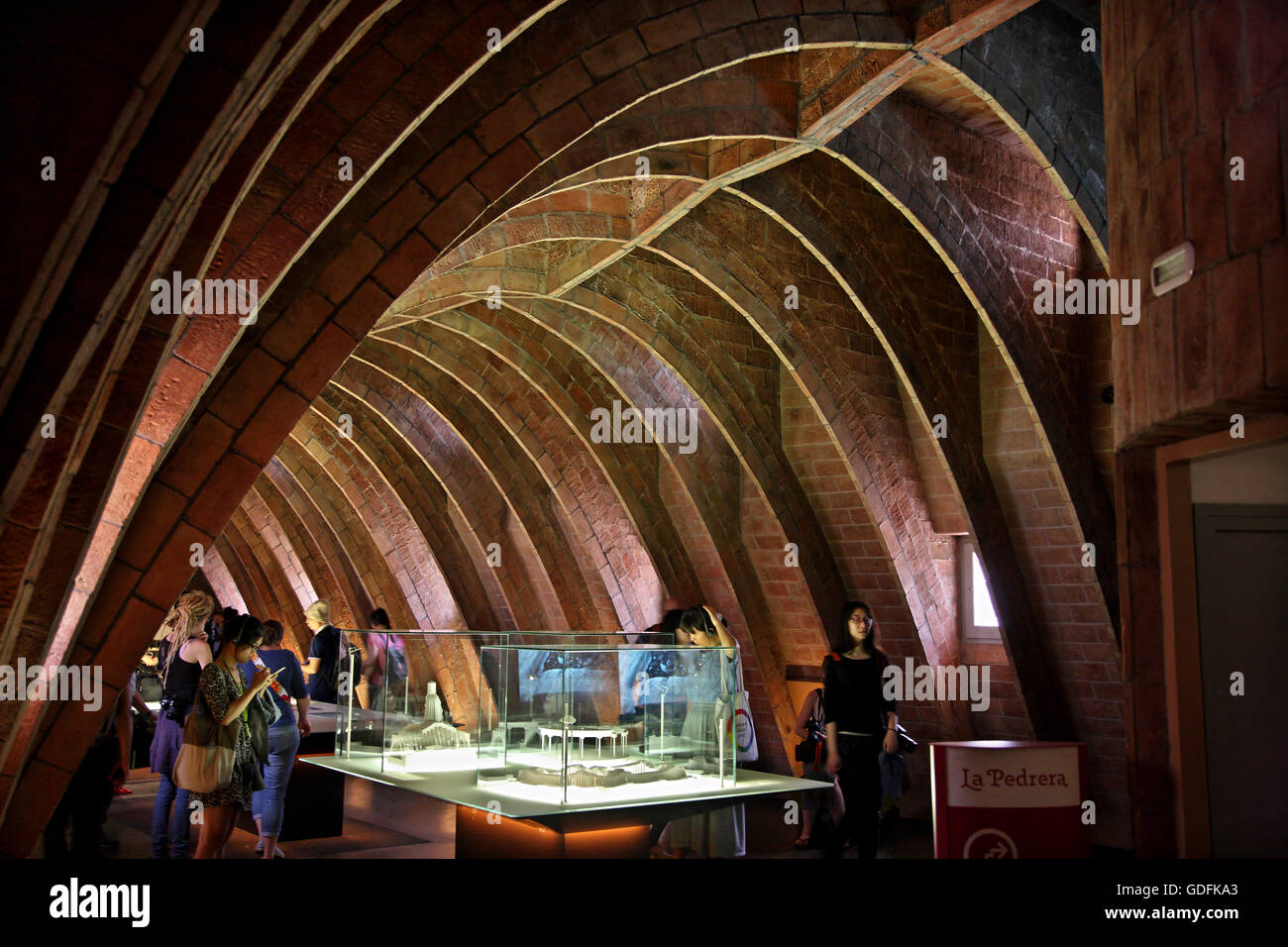 "Espai Gaudi' nella soffitta della 'La Pedrera' - 'Casa Milà' (opera ...