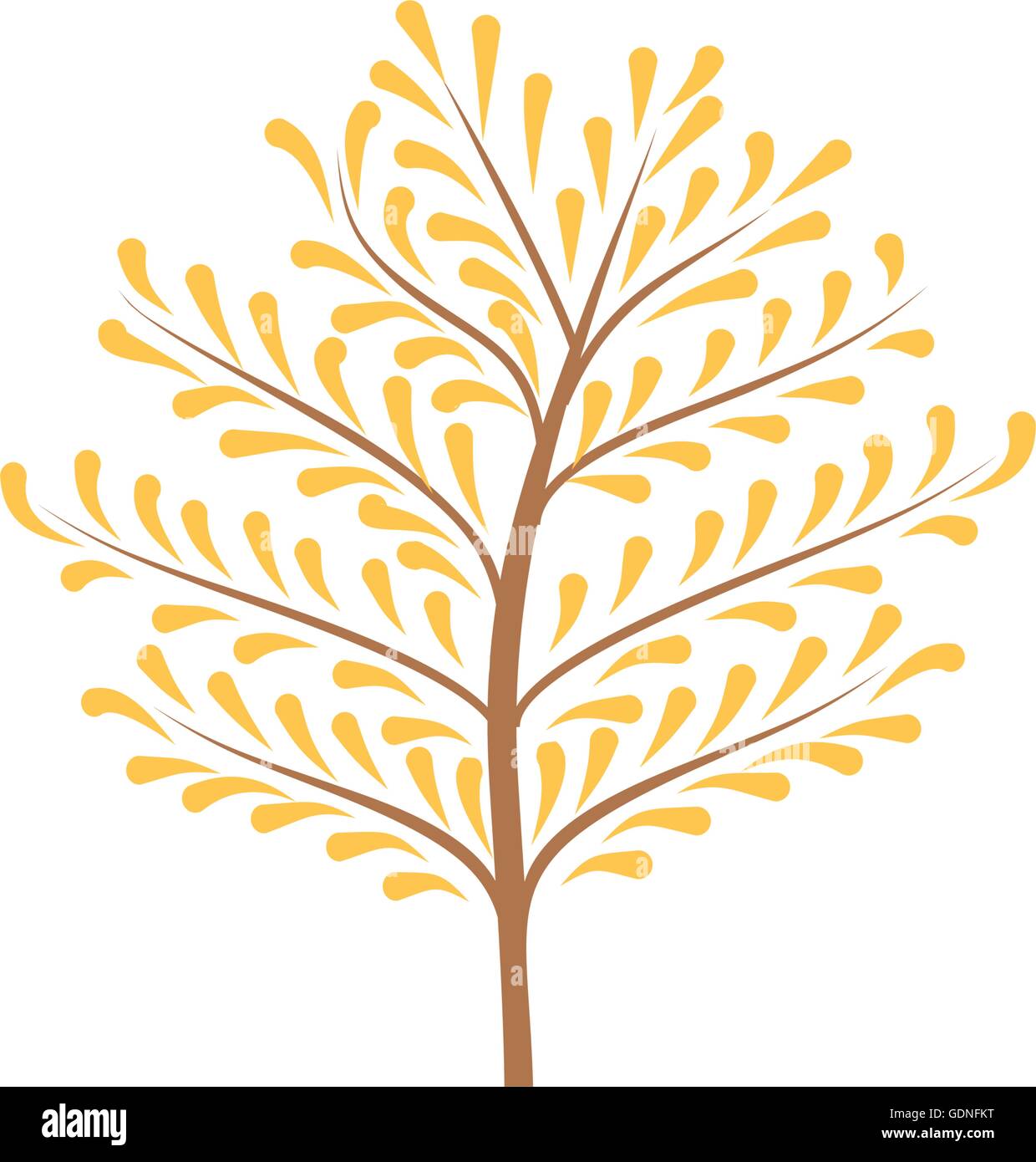 Tronco sottile Immagini Vettoriali Stock - Alamy