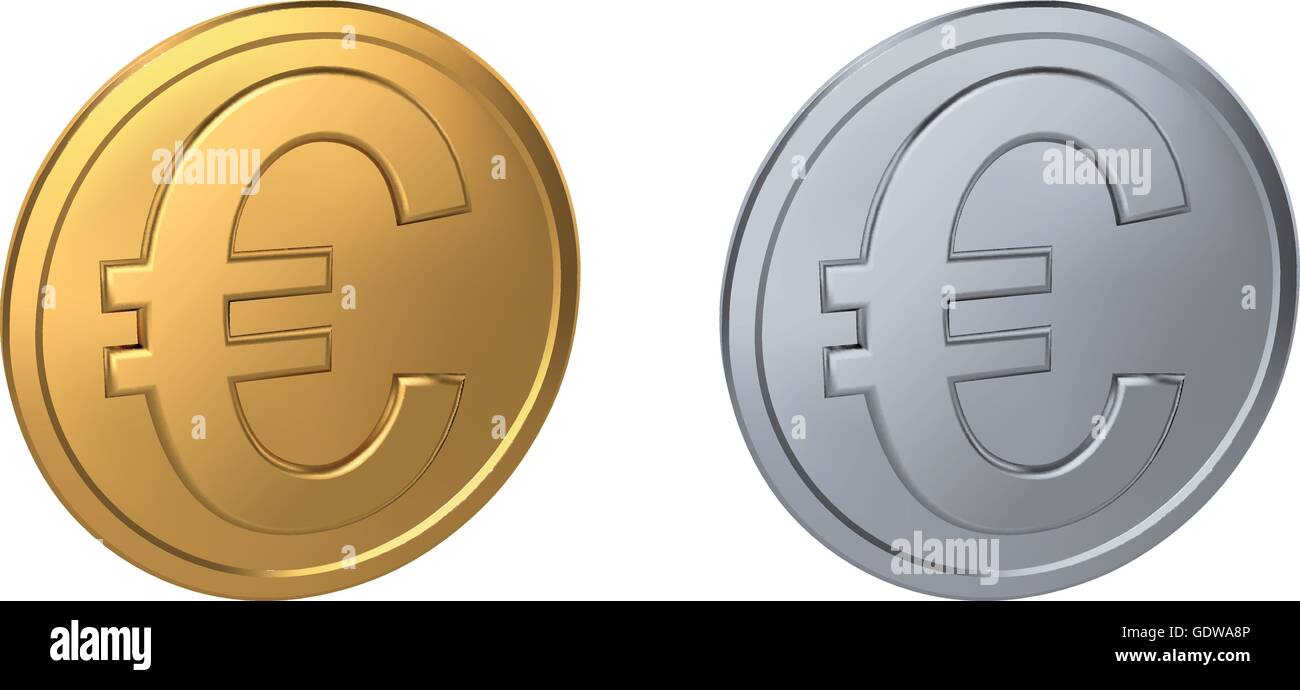 Simbolo dell'euro Immagini Vettoriali Stock - Alamy