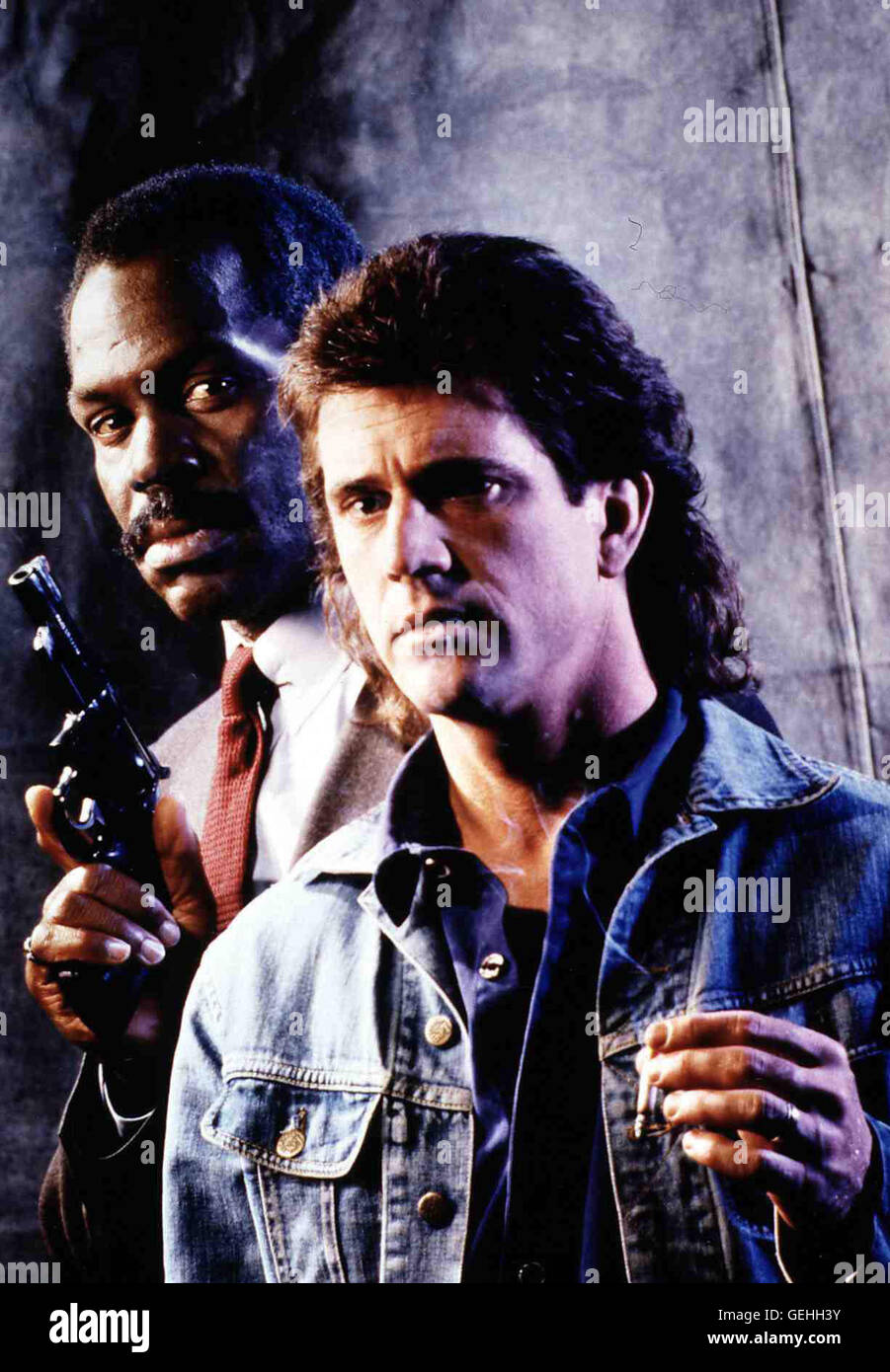 Danny Glover, Mel Gibson Roger Murtaugh (Danny Glover,l) hat seinen ...