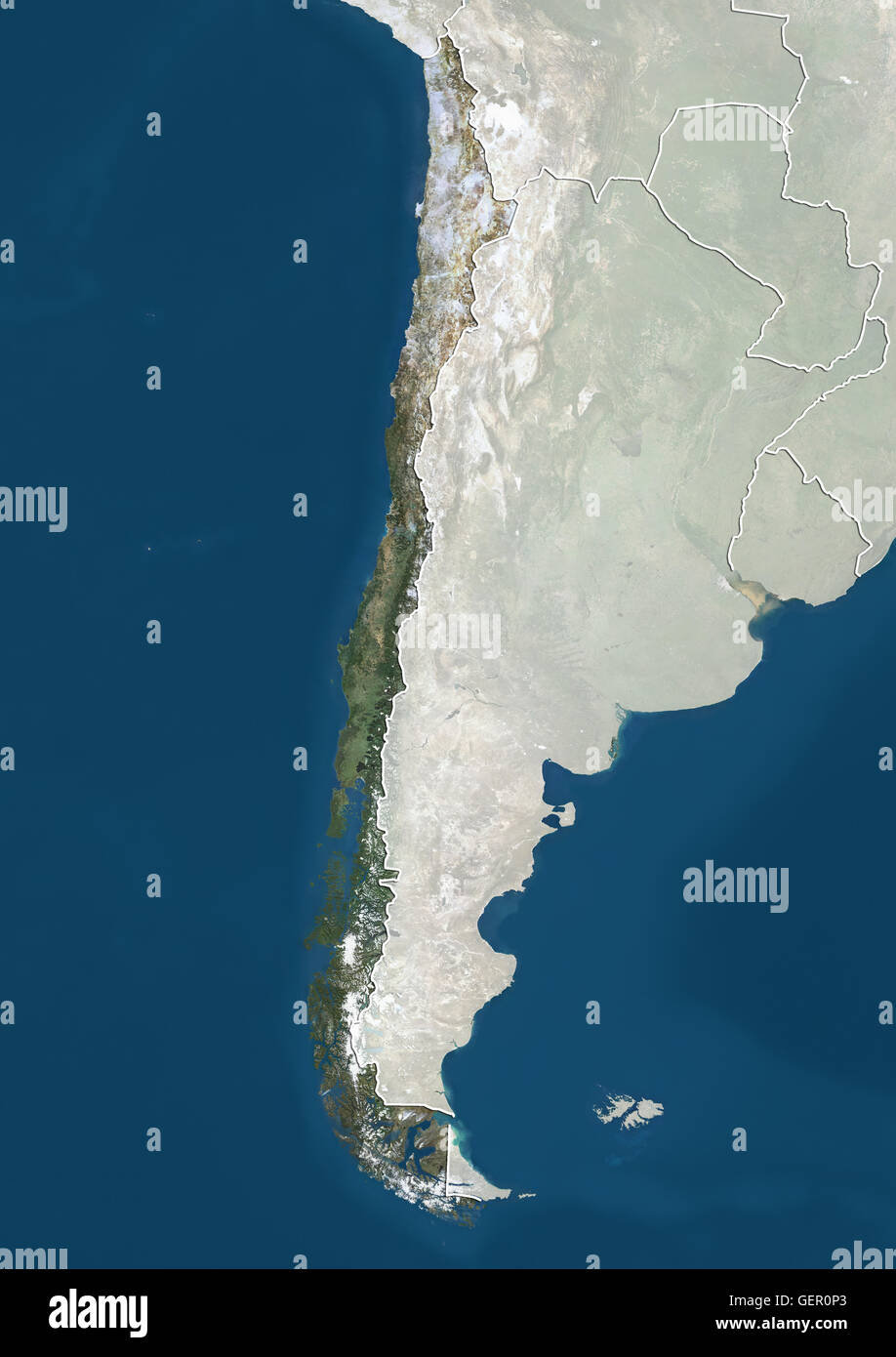 Chile map geography immagini e fotografie stock ad alta risoluzione - Alamy