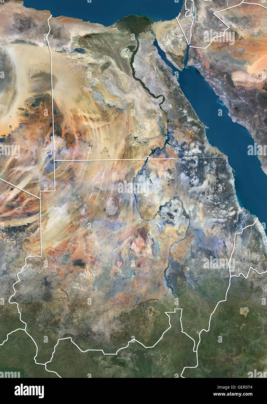 Delta del nilo mappa geografica immagini e fotografie stock ad alta ...