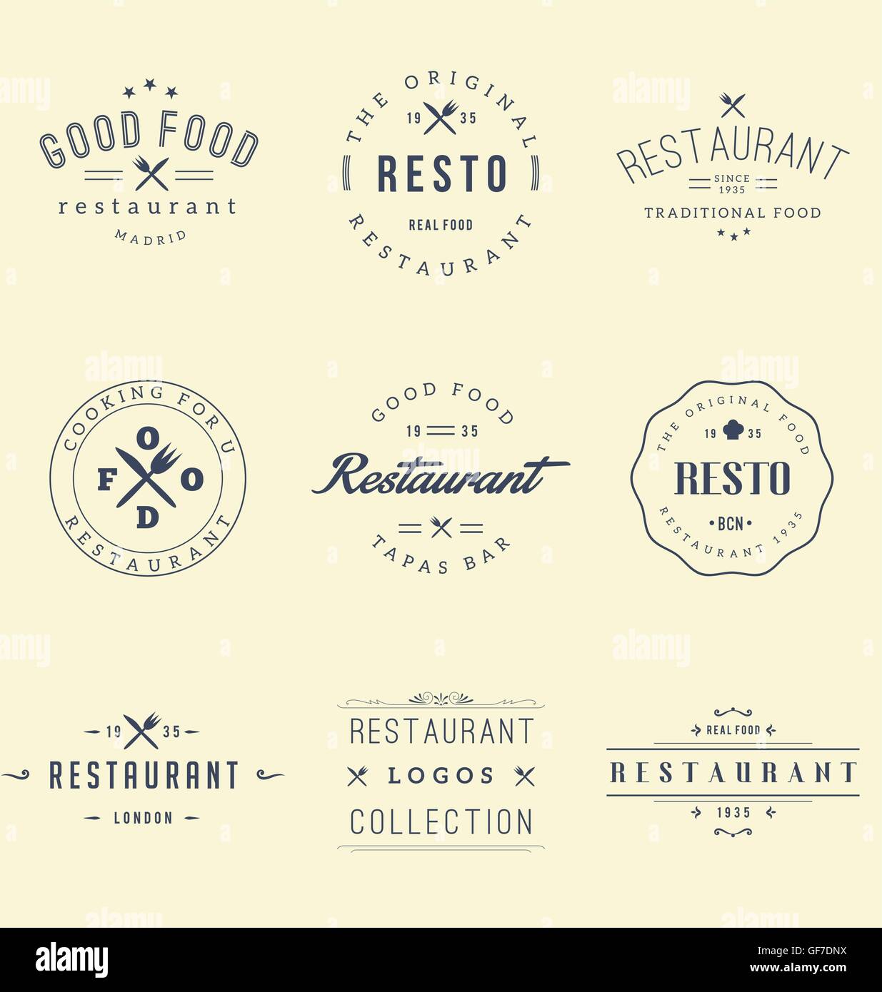 Logo ristorante di pesce immagini e fotografie stock ad alta ...