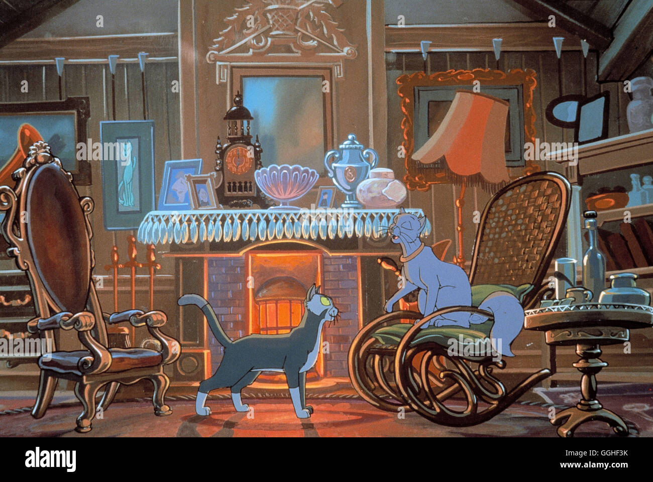 FELIDAE / D 1993 / Michael Schaack Kater Francesco stößt in seinem ...