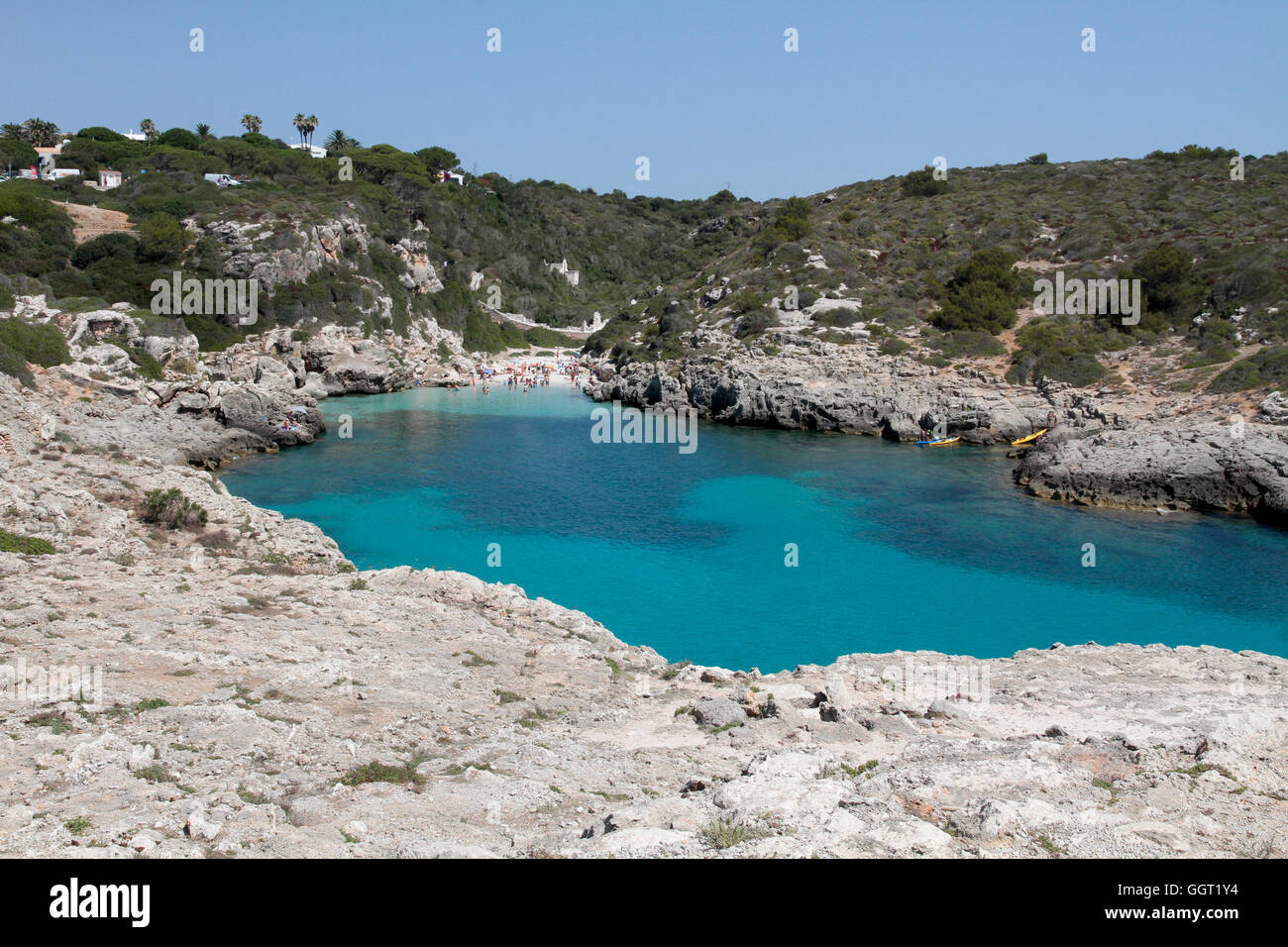 Turisti sulla spiaggia di minorca immagini e fotografie stock ad alta ...