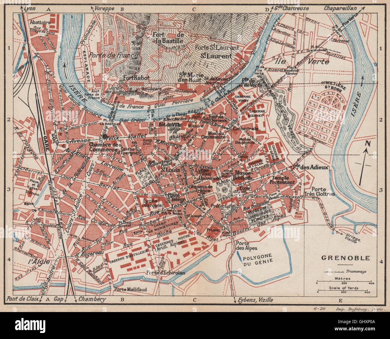 Mappa di grenoble immagini e fotografie stock ad alta risoluzione - Alamy