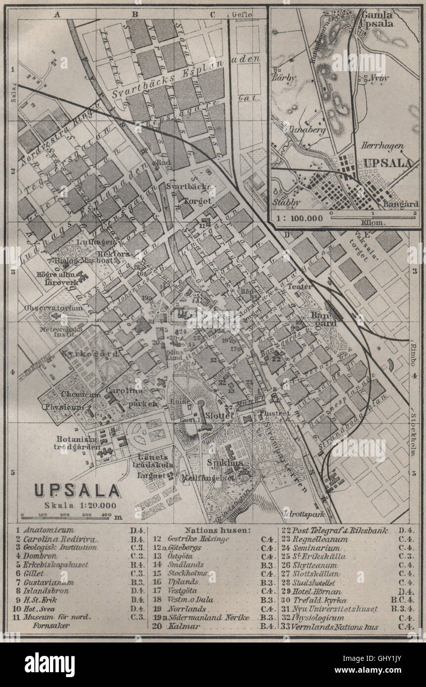 Mappa di upsala immagini e fotografie stock ad alta risoluzione - Alamy