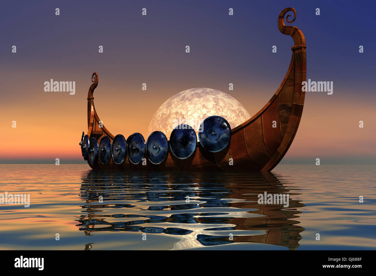 Viking fishing boat immagini e fotografie stock ad alta risoluzione - Alamy