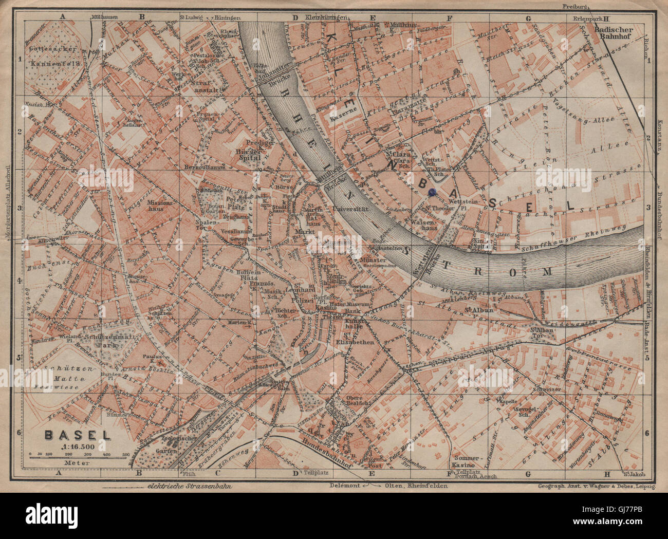 Basilea Basilea. Basilea. town city stadtplan. La Svizzera Suisse ...