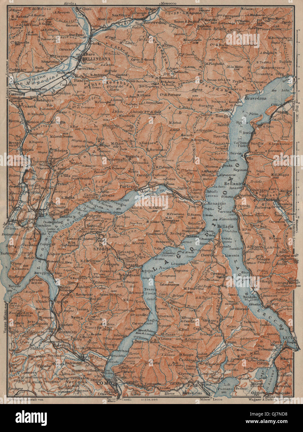 Lago como map immagini e fotografie stock ad alta risoluzione - Alamy