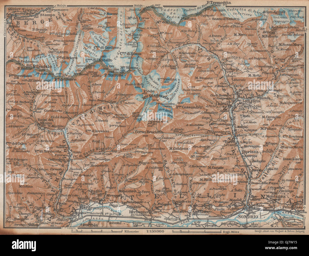 Mappa di sondrio immagini e fotografie stock ad alta risoluzione - Alamy