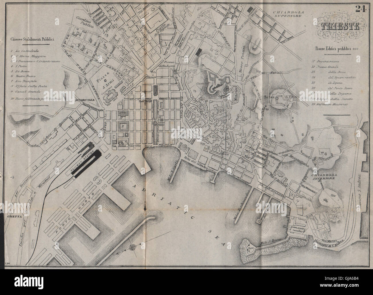 Mappa trieste immagini e fotografie stock ad alta risoluzione - Alamy