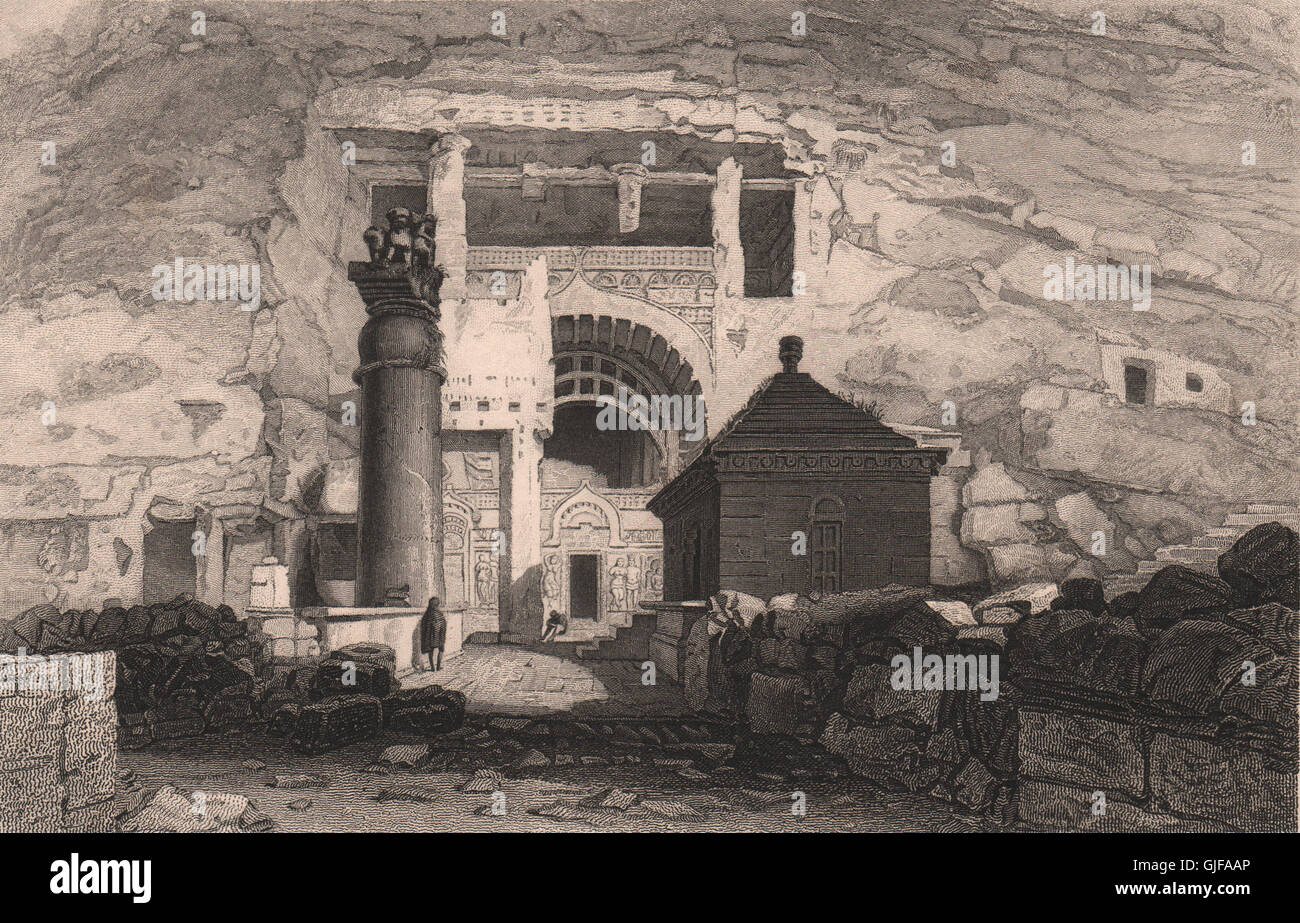 Karli cave india immagini e fotografie stock ad alta risoluzione - Alamy