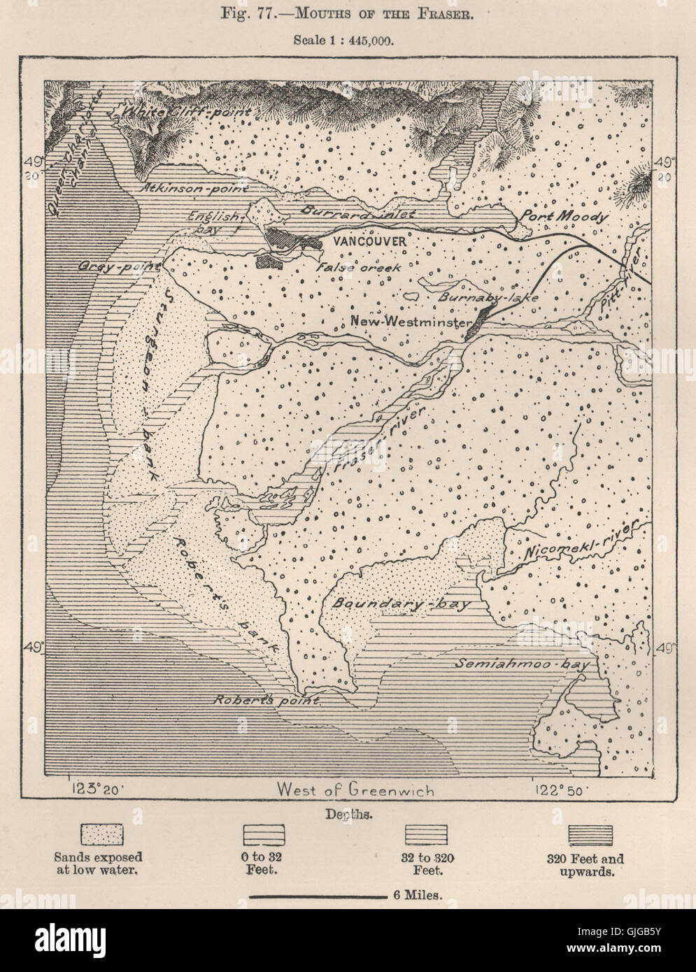 Mappa del fiume fraser immagini e fotografie stock ad alta risoluzione ...
