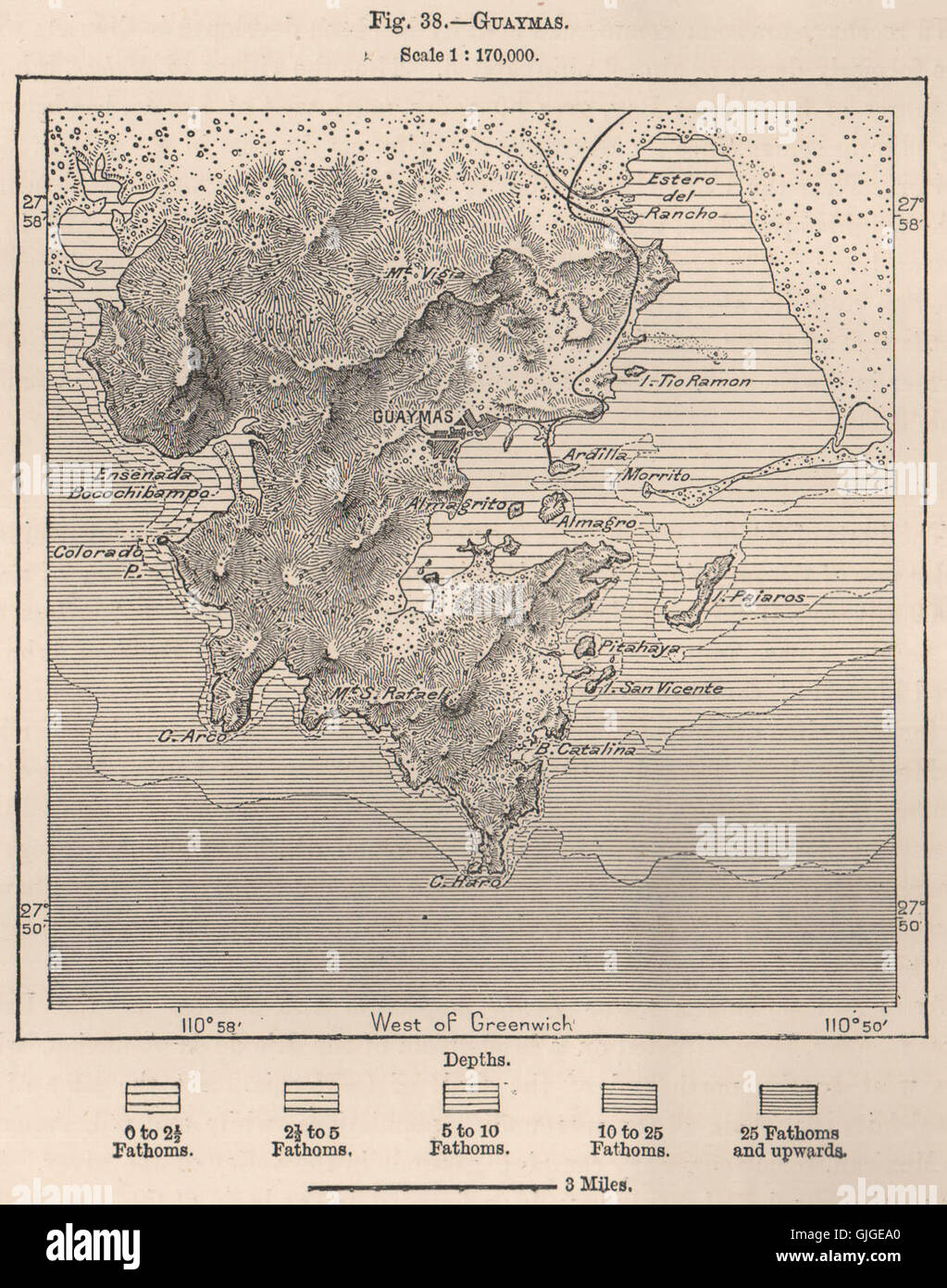 Mappa di guaymas messico immagini e fotografie stock ad alta ...