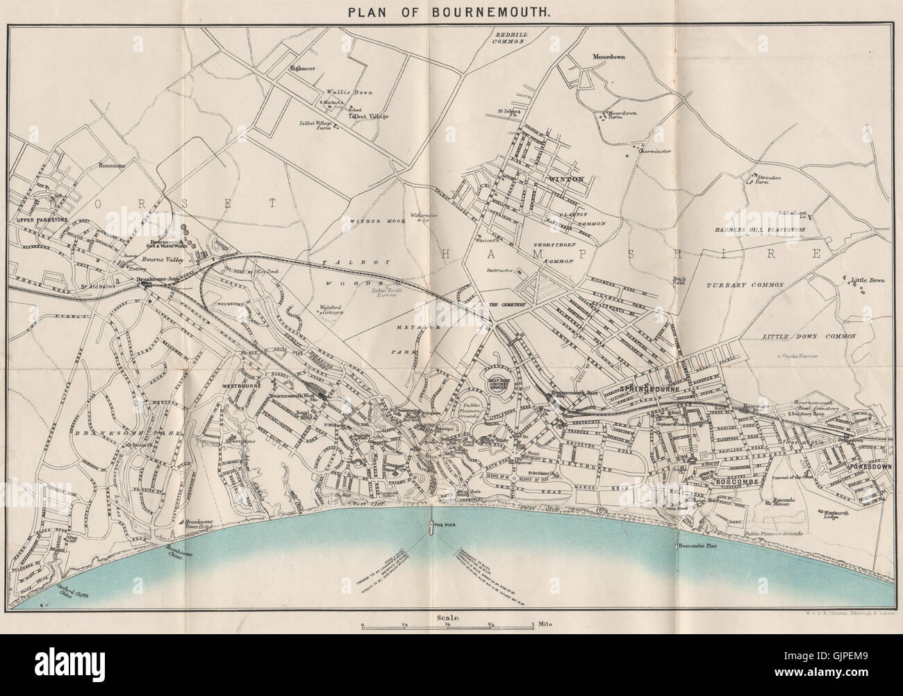 Mappa di bournemouth immagini e fotografie stock ad alta risoluzione ...