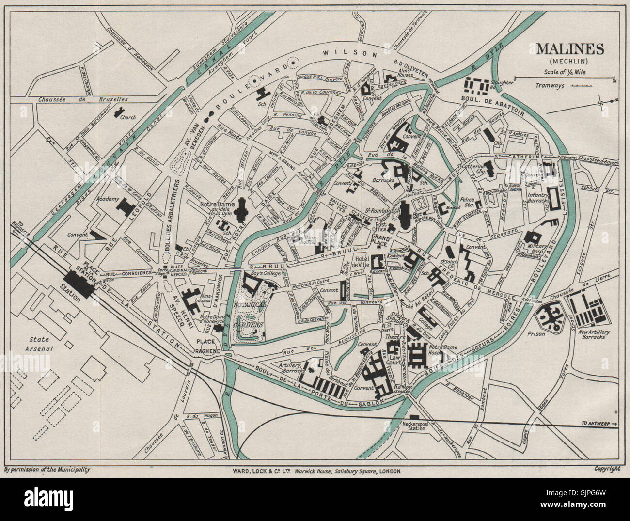 Mappa di mechelen immagini e fotografie stock ad alta risoluzione - Alamy