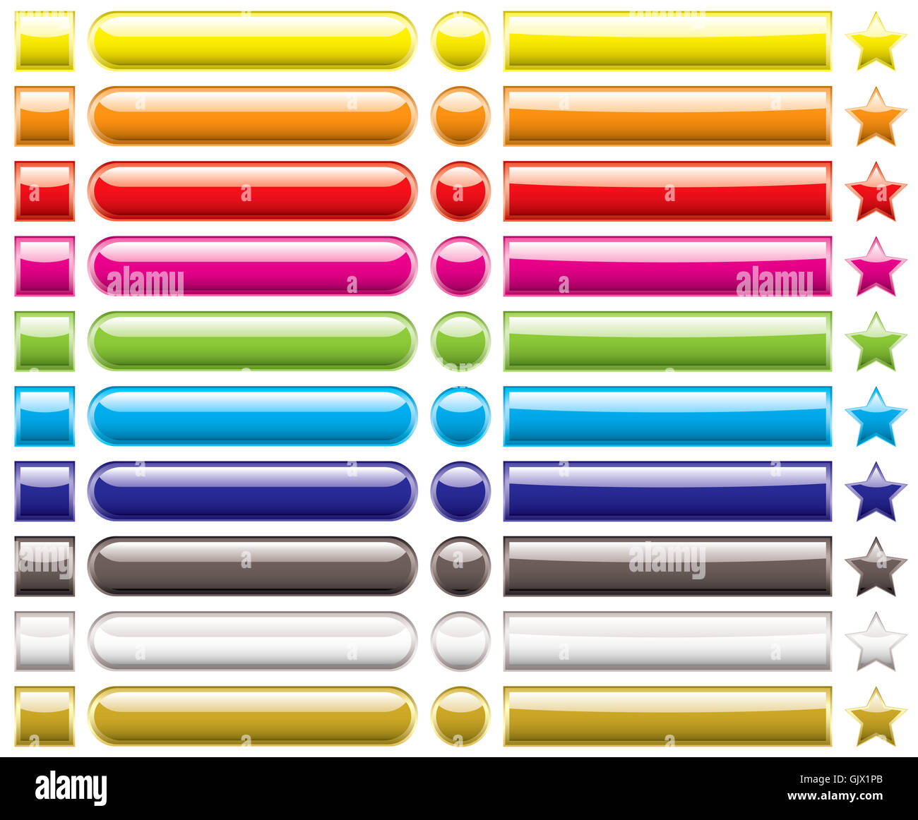 Pulsante gradiente immagini e fotografie stock ad alta risoluzione - Alamy