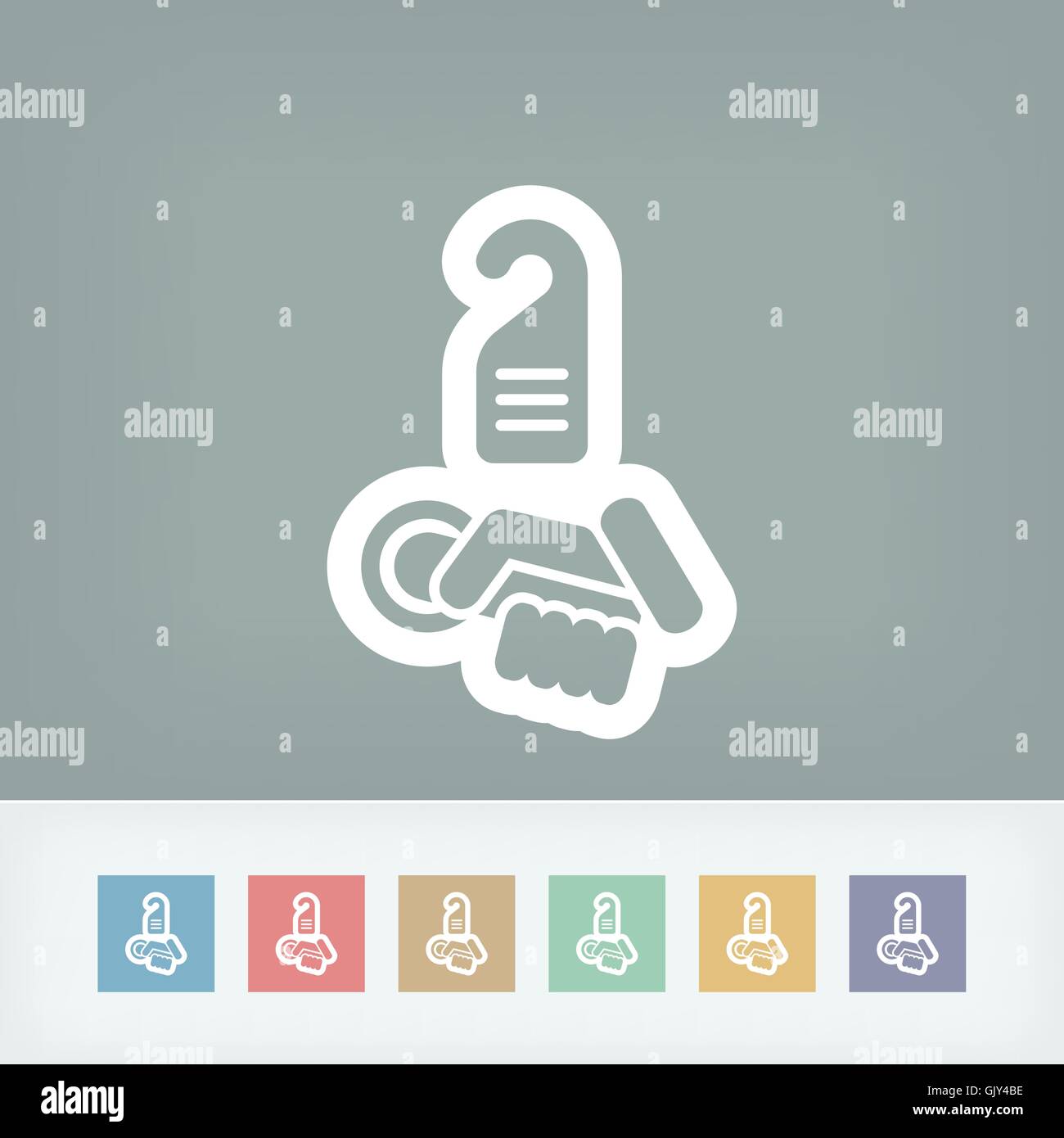 Carta della porta dell'hotel Immagini Vettoriali Stock - Alamy