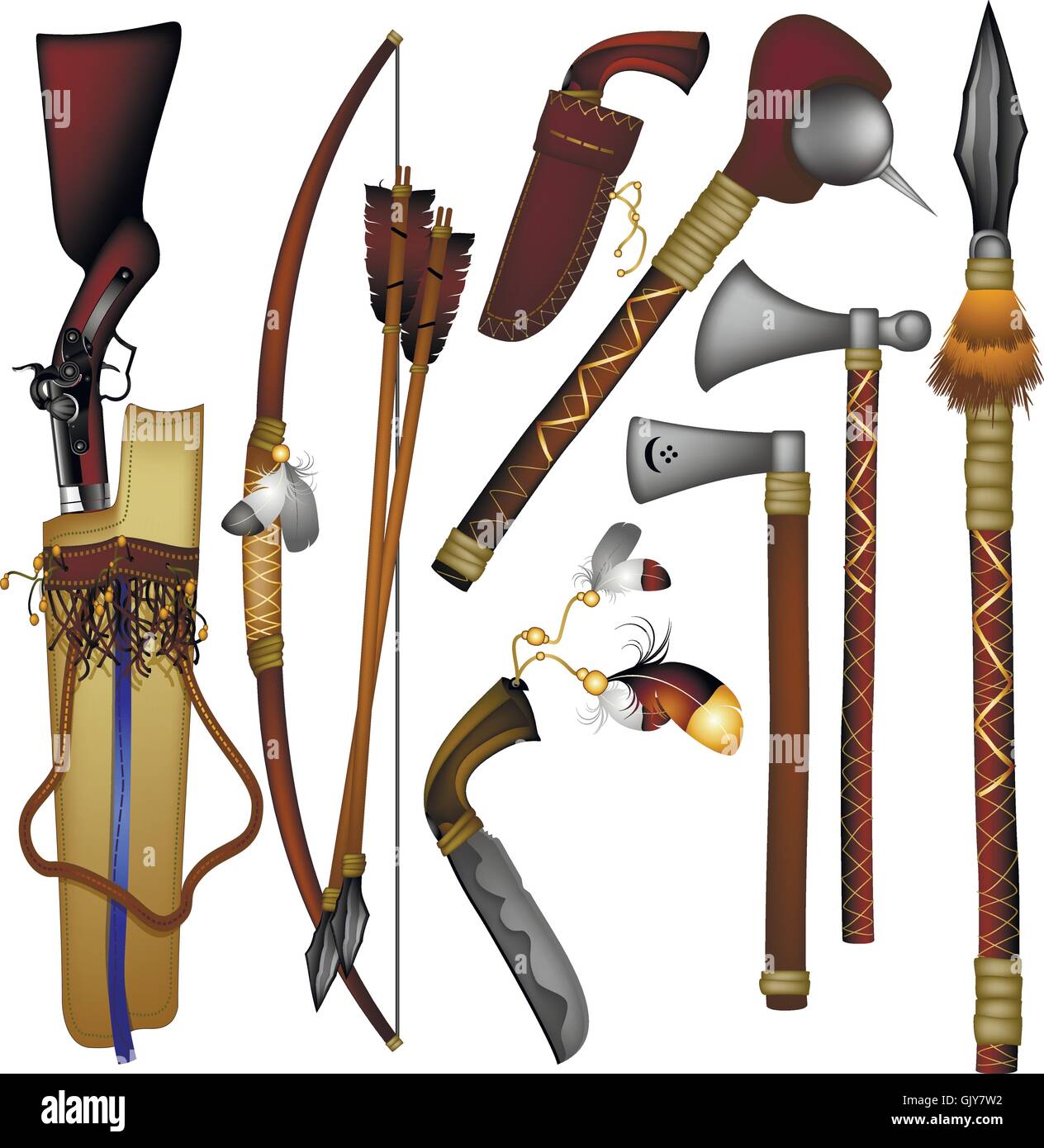 Armi americane Immagini Vettoriali Stock - Alamy