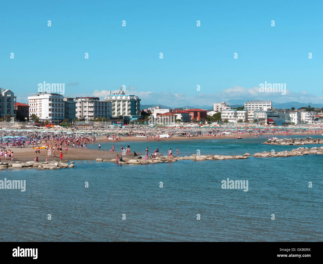 Spiaggia di riccione immagini e fotografie stock ad alta risoluzione ...
