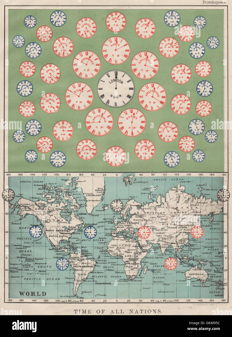 Mappa dei fusi orari immagini e fotografie stock ad alta risoluzione ...