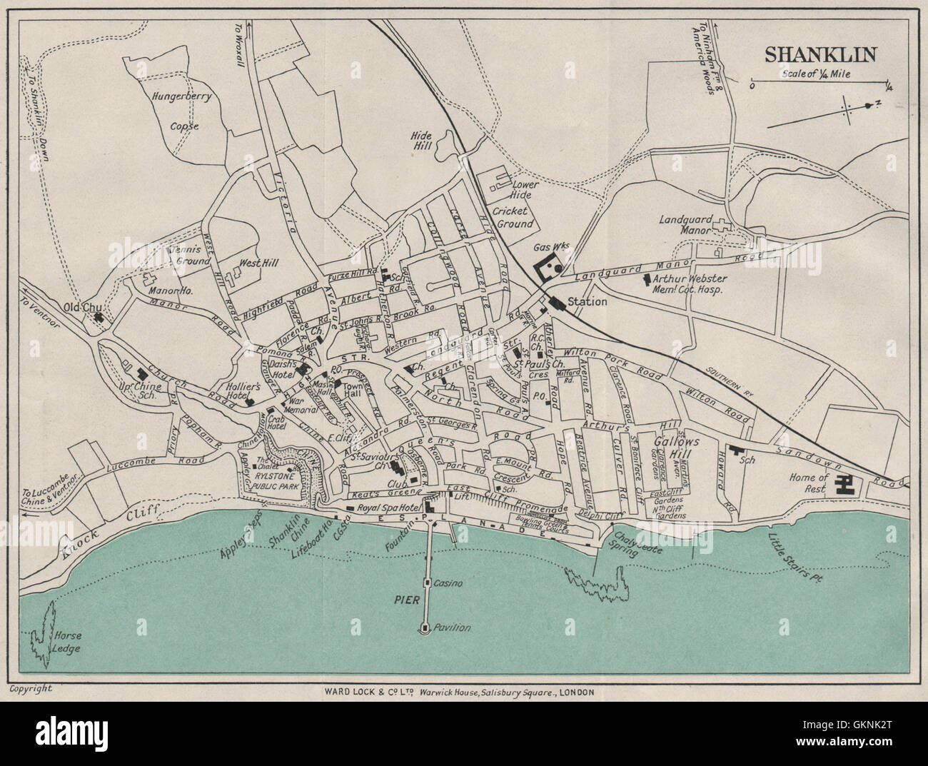 Mappa di shanklin immagini e fotografie stock ad alta risoluzione - Alamy