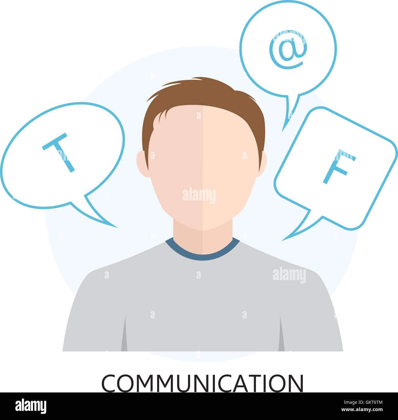 Persone di comunicazione Immagini Vettoriali Stock - Alamy