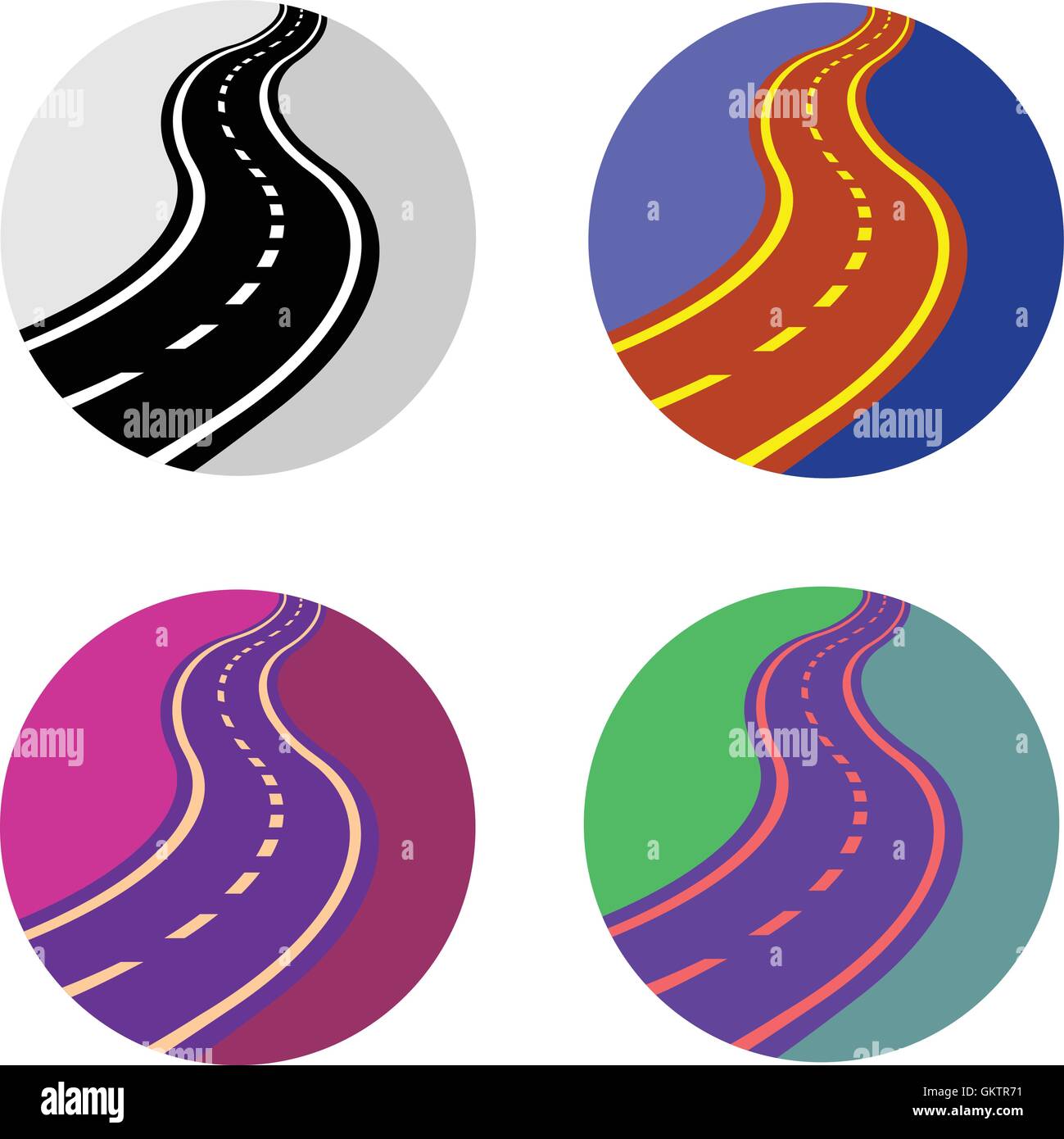 Disegni di disegni di strada Immagini Vettoriali Stock - Alamy