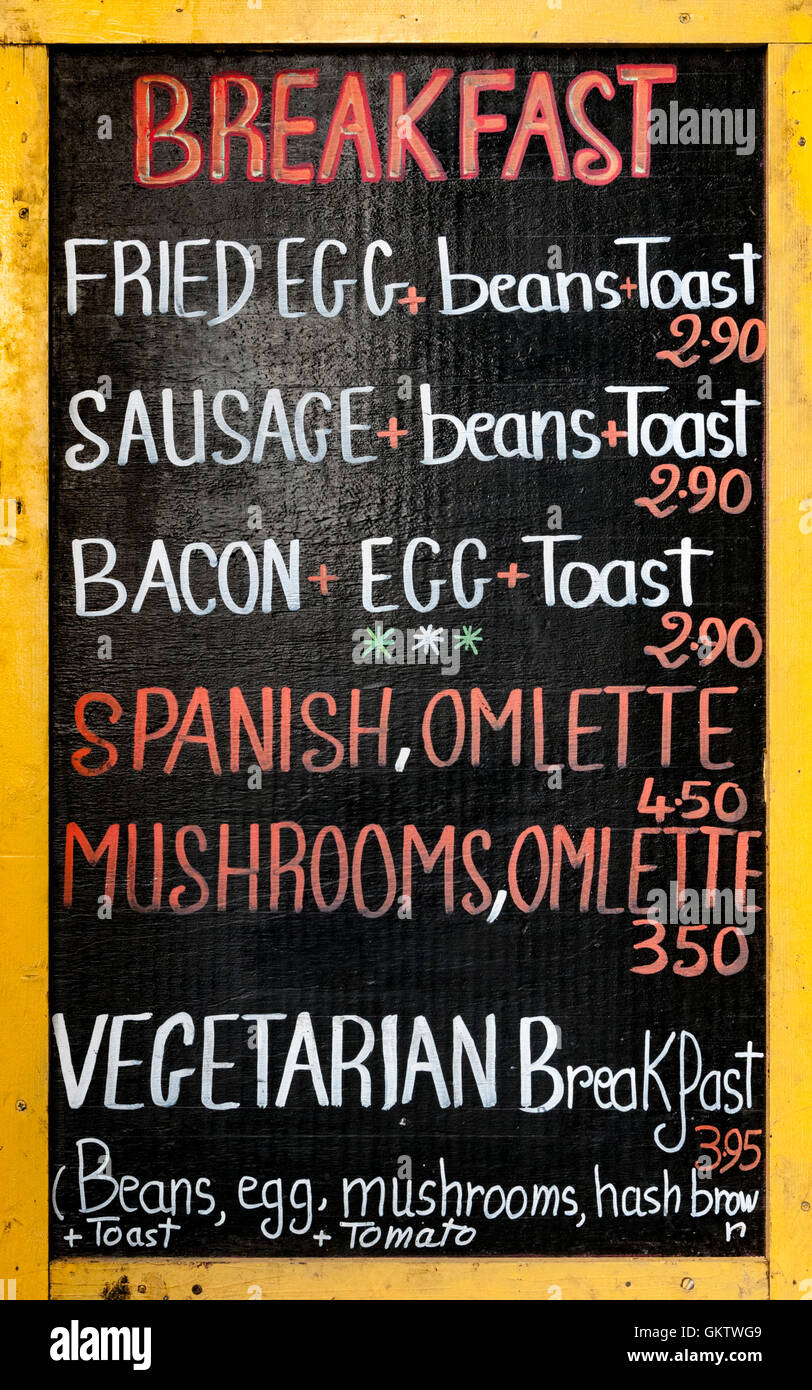 Lavagna del menu scritto a mano immagini e fotografie stock ad alta ...