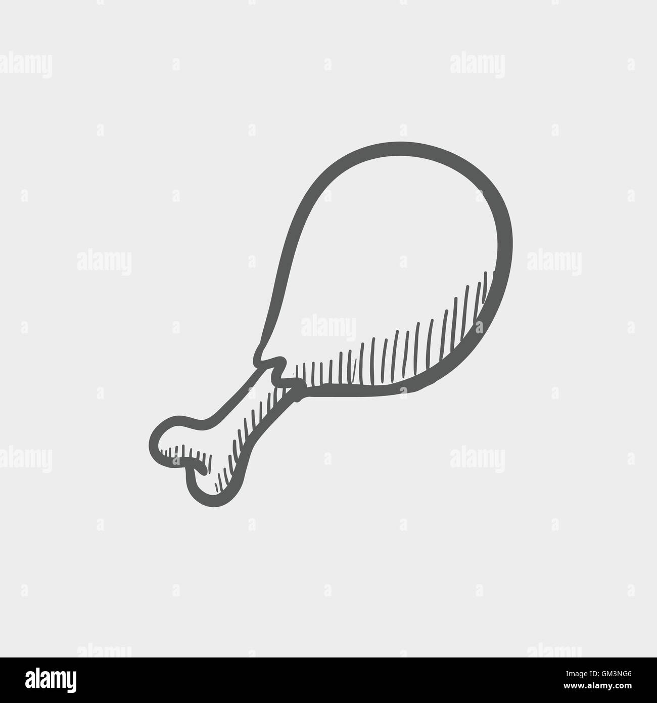 Pollo arrosto disegno Immagini Vettoriali Stock - Alamy