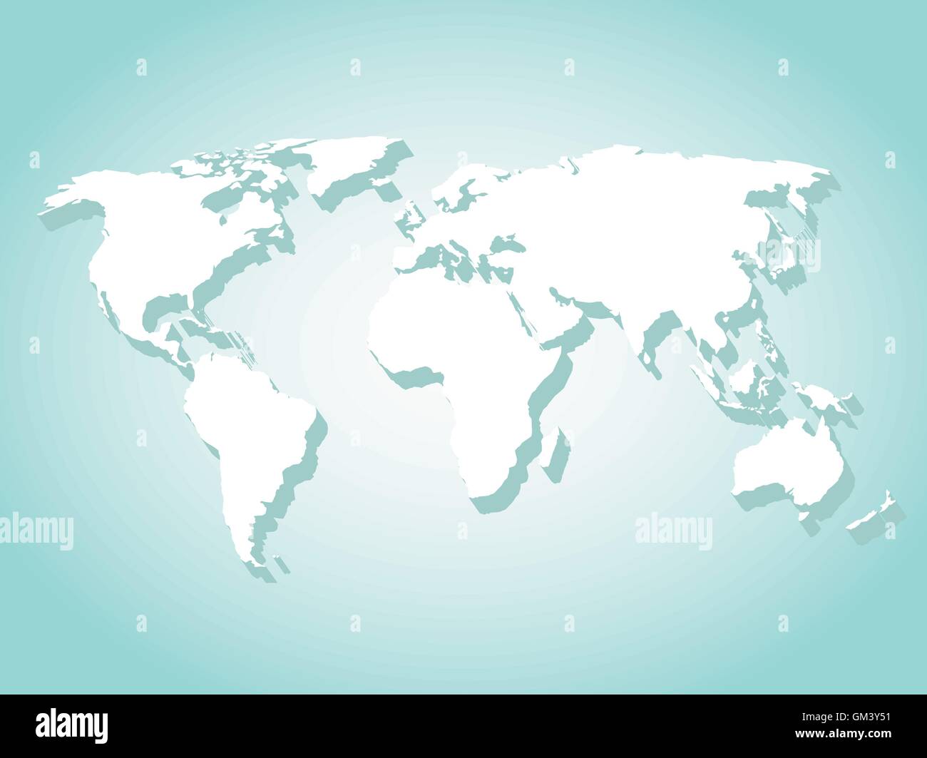 Mappa del mondo grigio Immagini Vettoriali Stock - Alamy