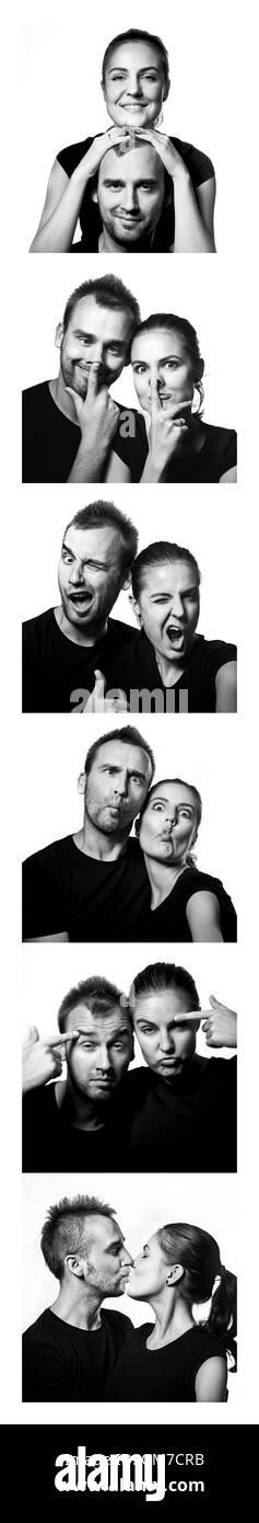 Abbraccio in bianco e nero Foto e Immagini Stock in Bianco e Nero - Alamy