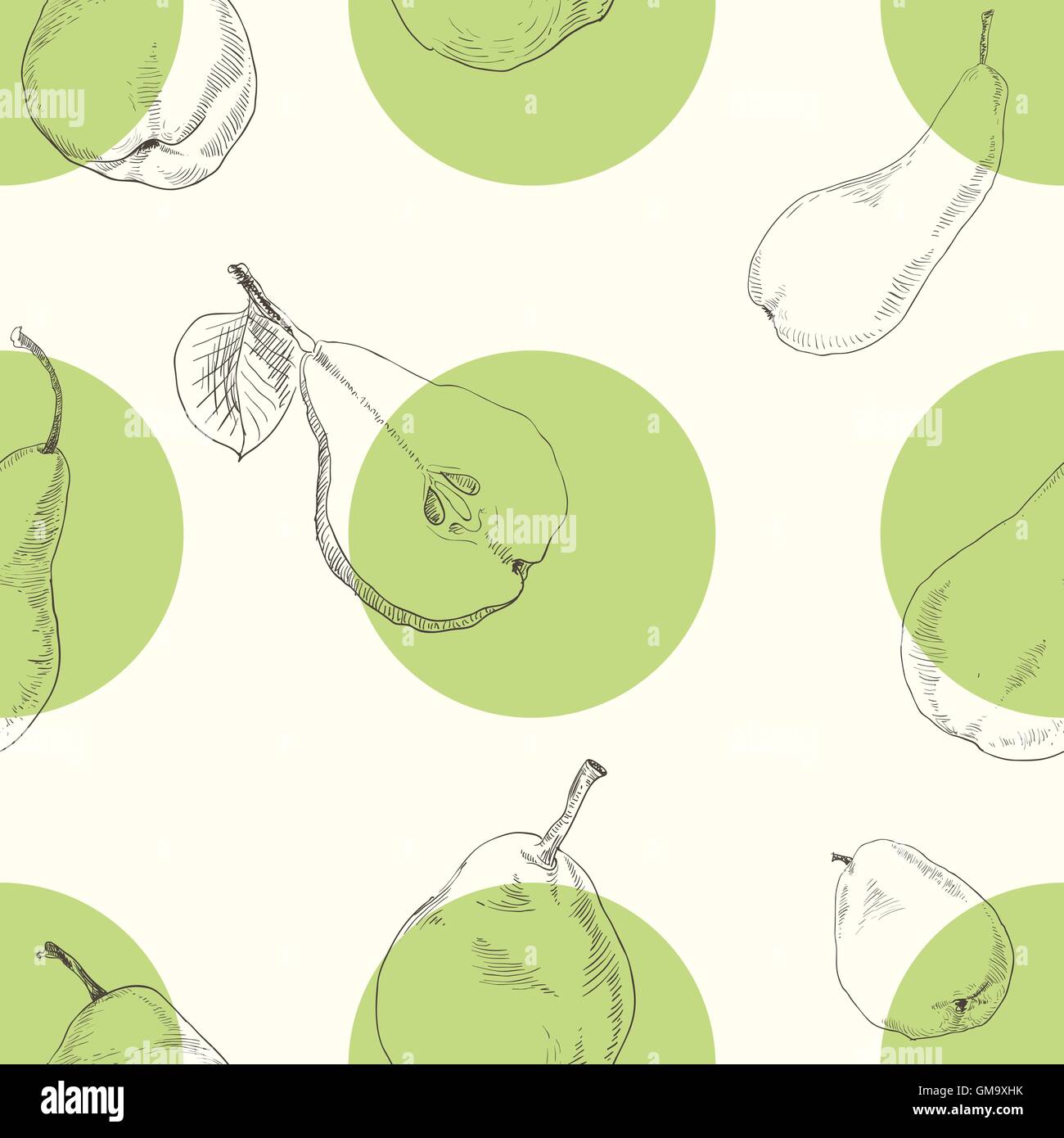 Disegno di una pera Immagini Vettoriali Stock - Alamy