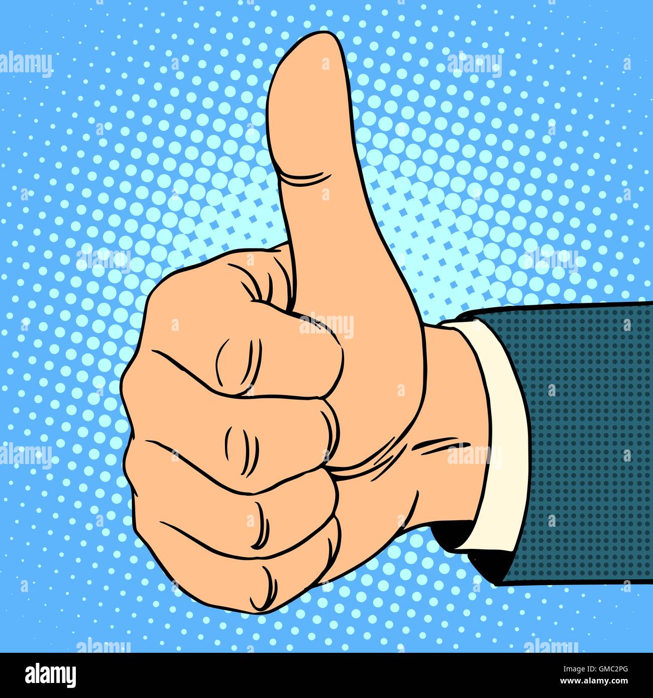 Il pollice Immagini Vettoriali Stock - Alamy