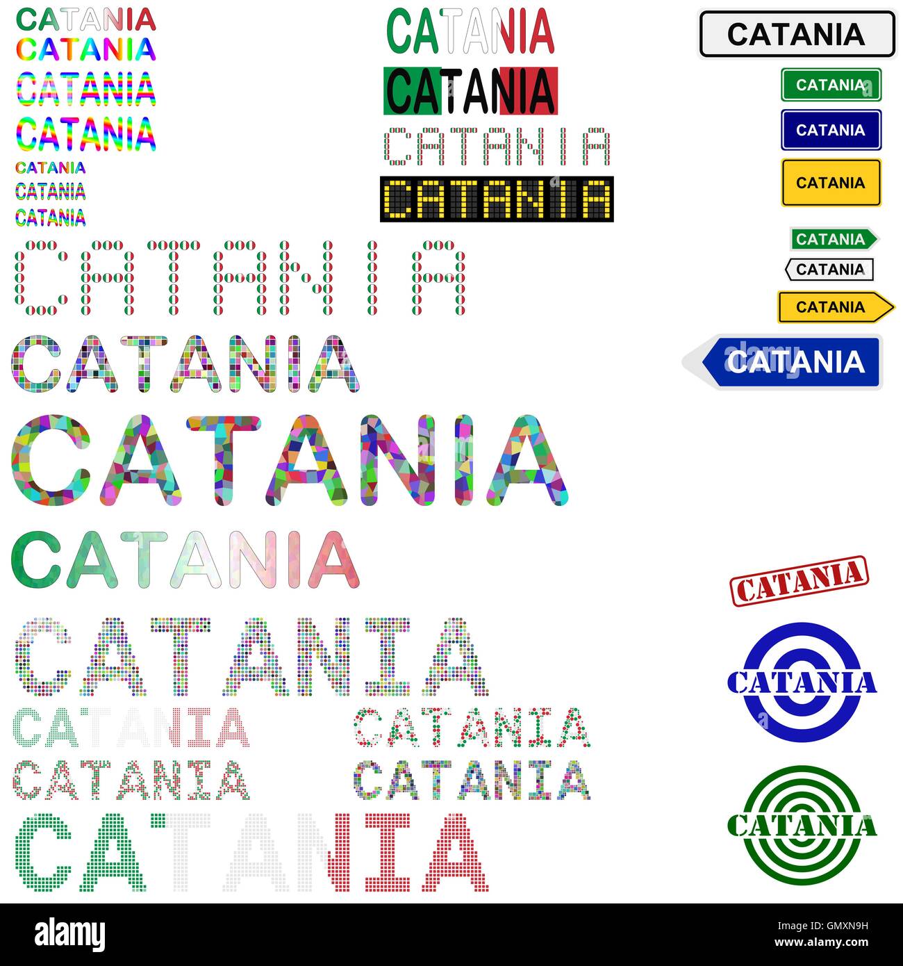 Simbolo catania Immagini Vettoriali Stock - Alamy