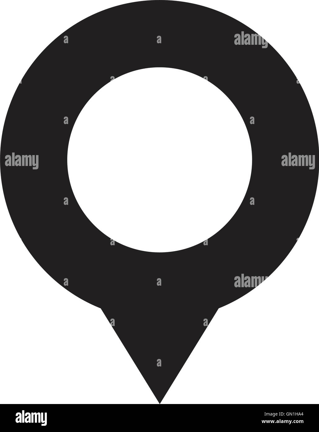 Icona pin mappa Immagini Vettoriali Stock - Alamy