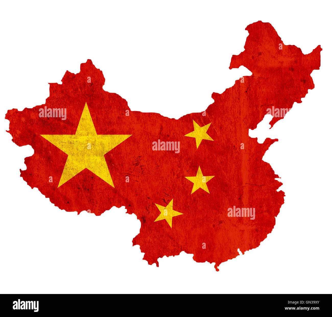 Vecchia mappa della cina Immagini senza sfondo e Foto Stock ritagliate ...